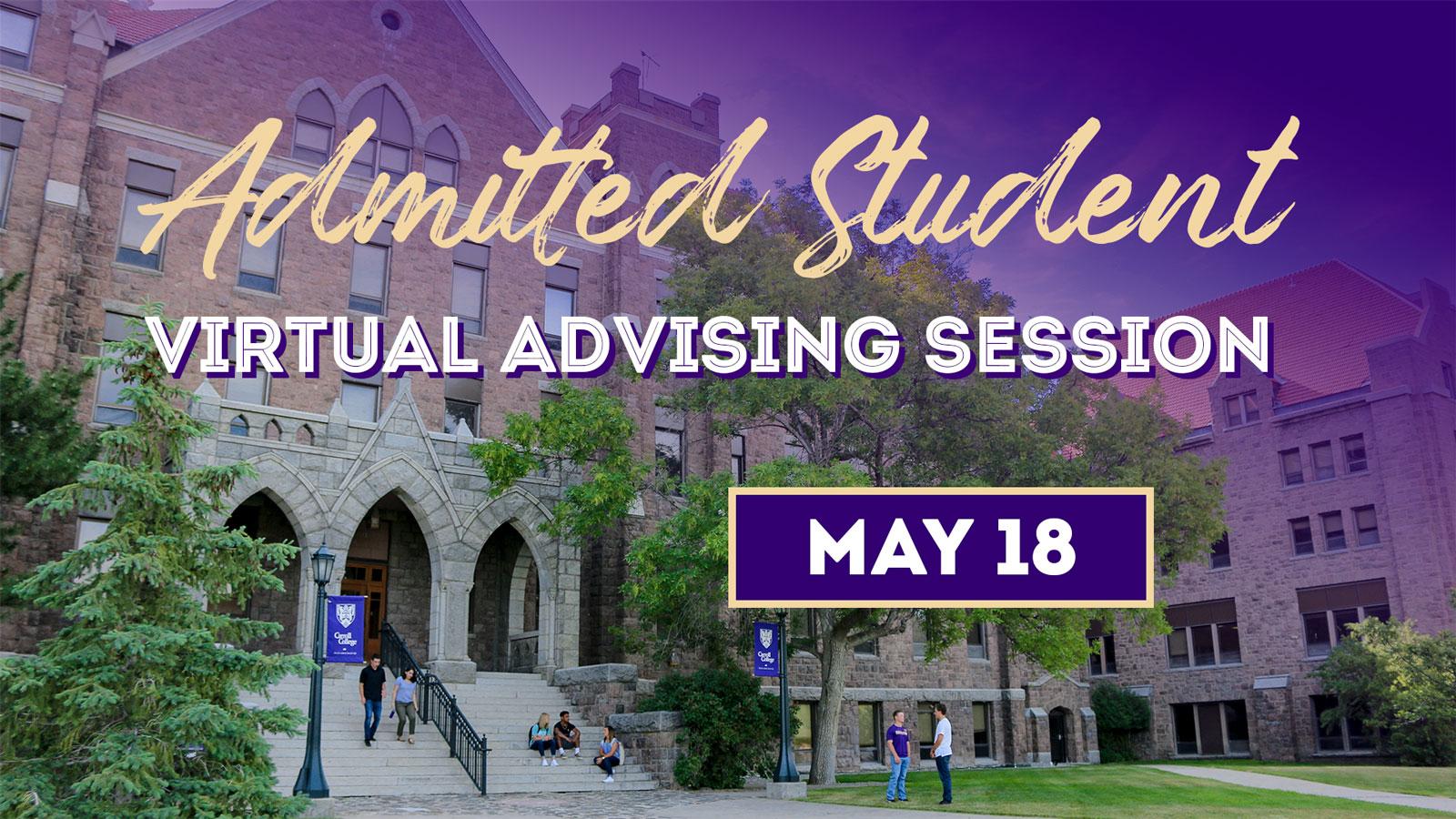 Admitted Student Virtual Advising Session - May 18 | Carroll College