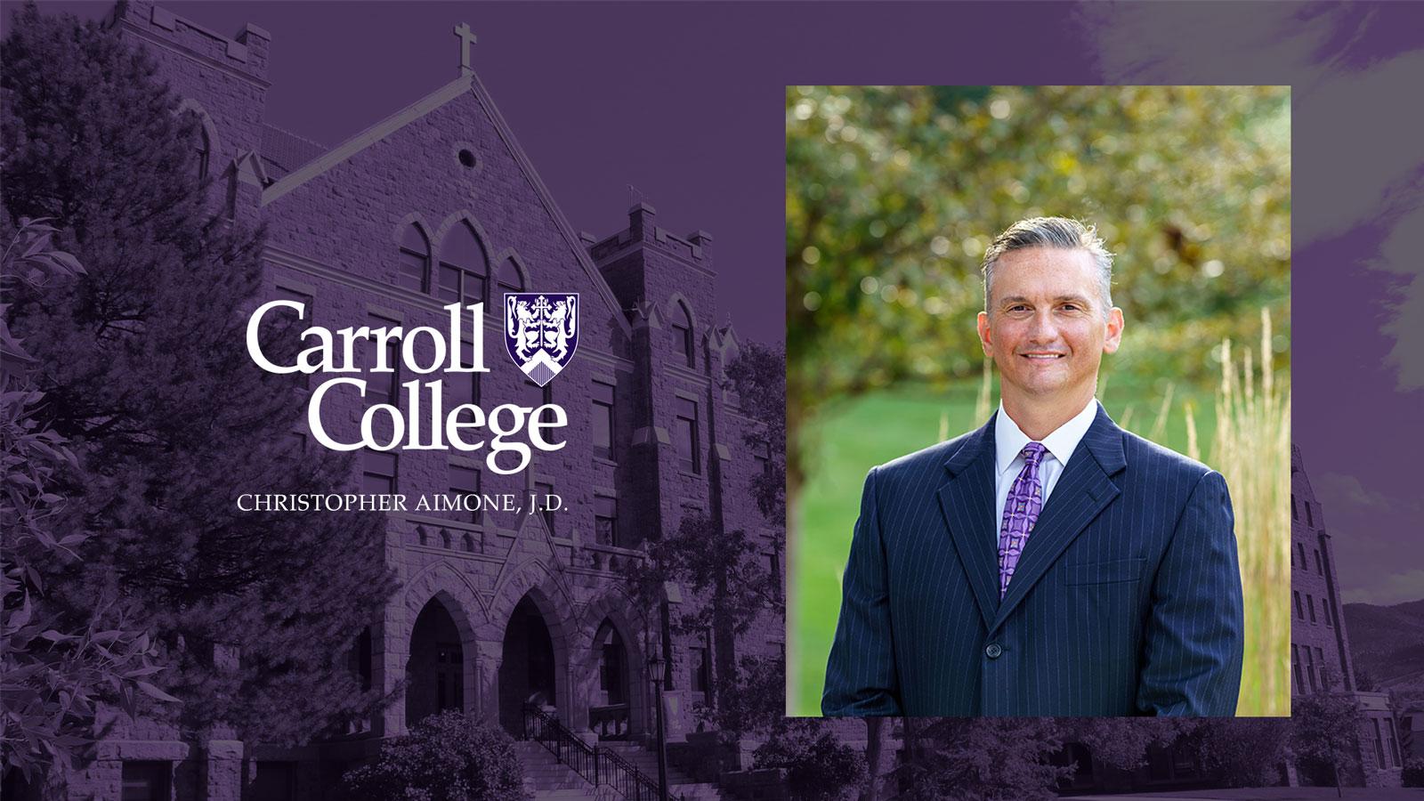Carroll Hires Christopher Aimone as VP of Institutional Advancement ...