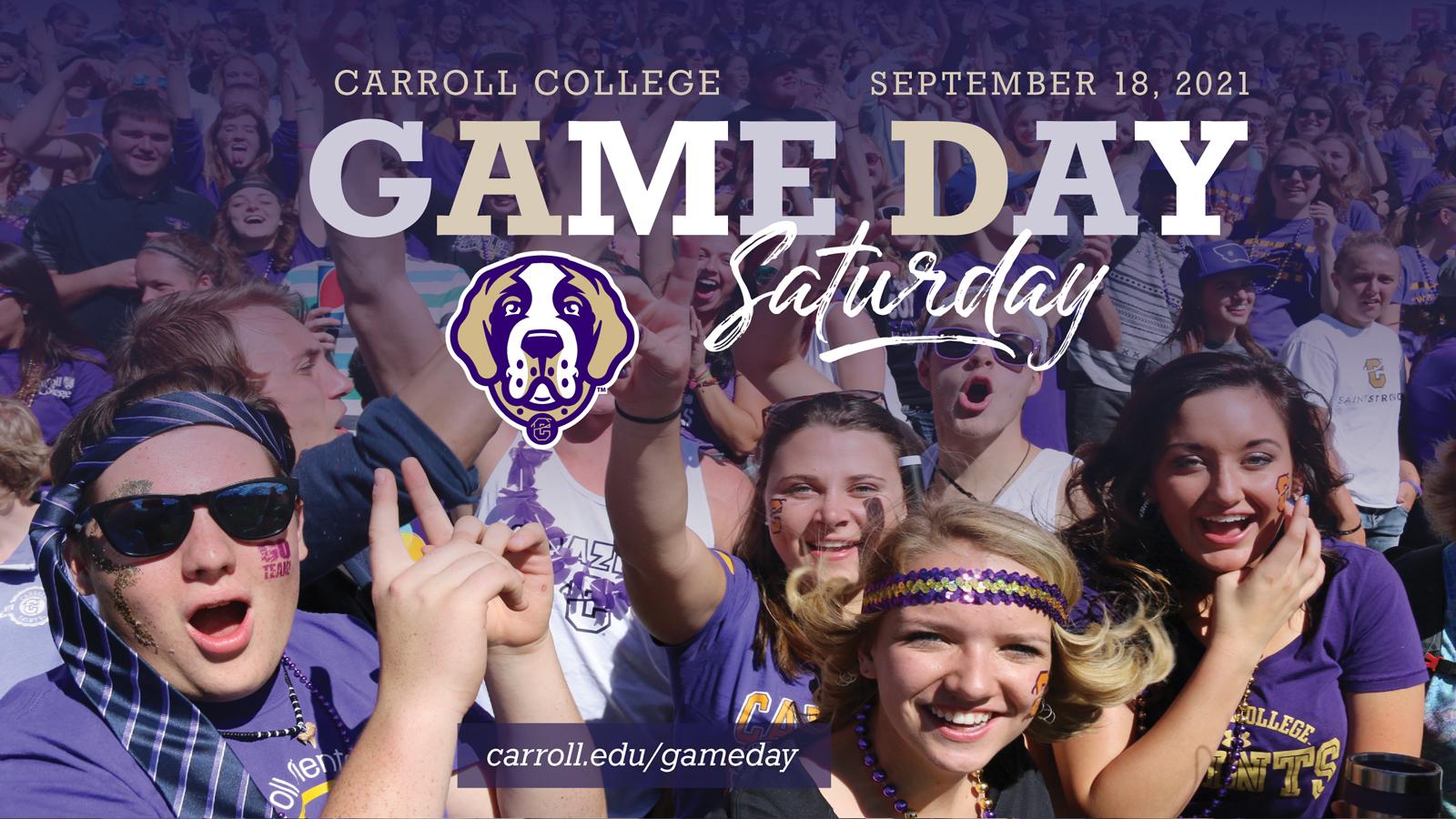 Game Day Saturday set for prospective students on Sept 18 | Carroll College