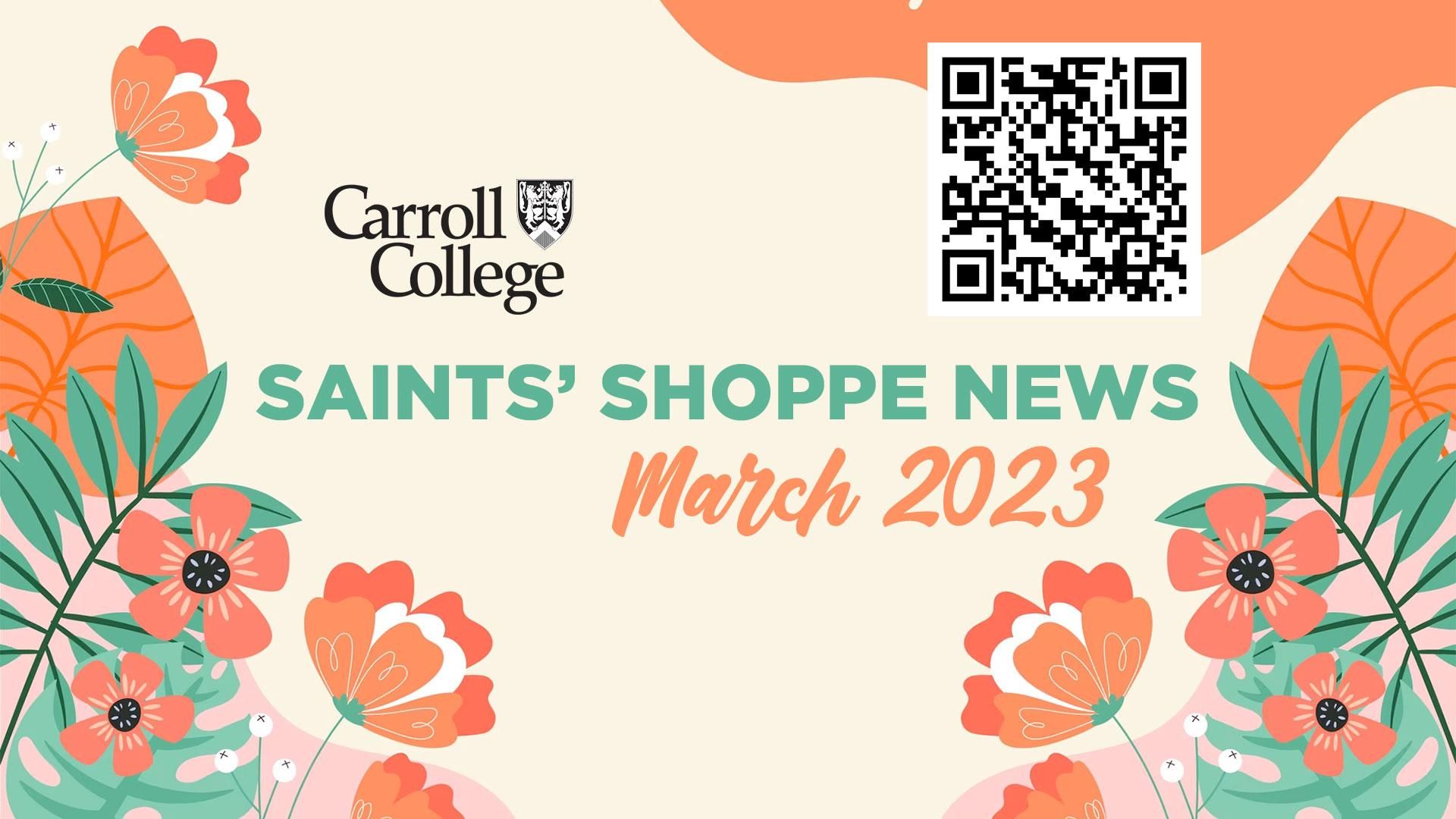 March 2023 Saints' Shoppe News | Carroll College
