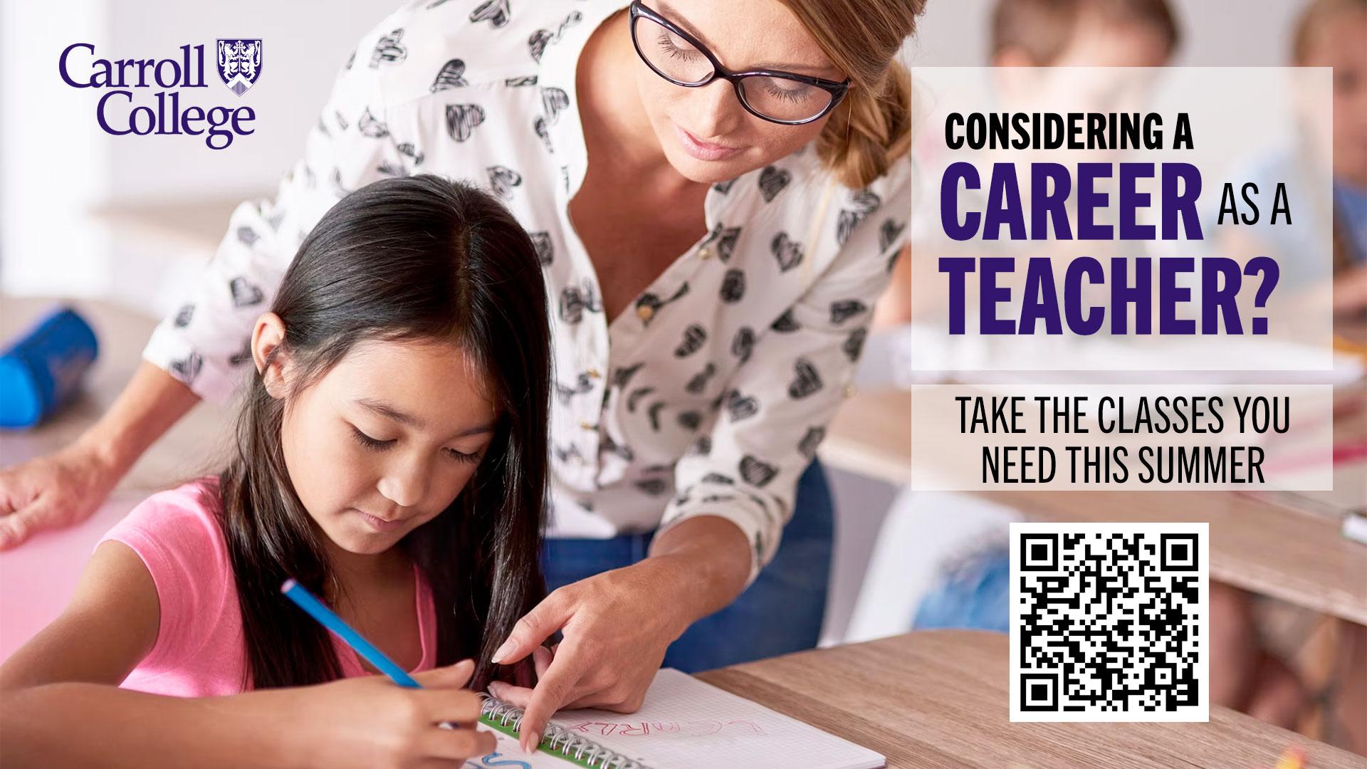Considering a career as a teacher? | Carroll College