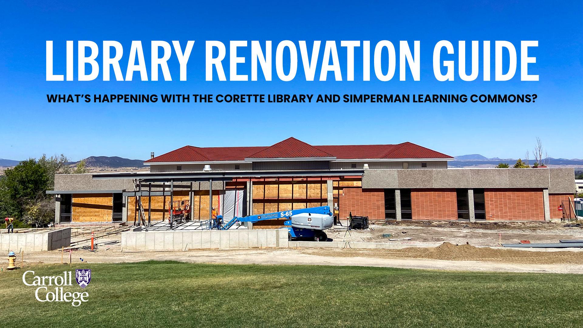 Library Renovation Guide | Carroll College