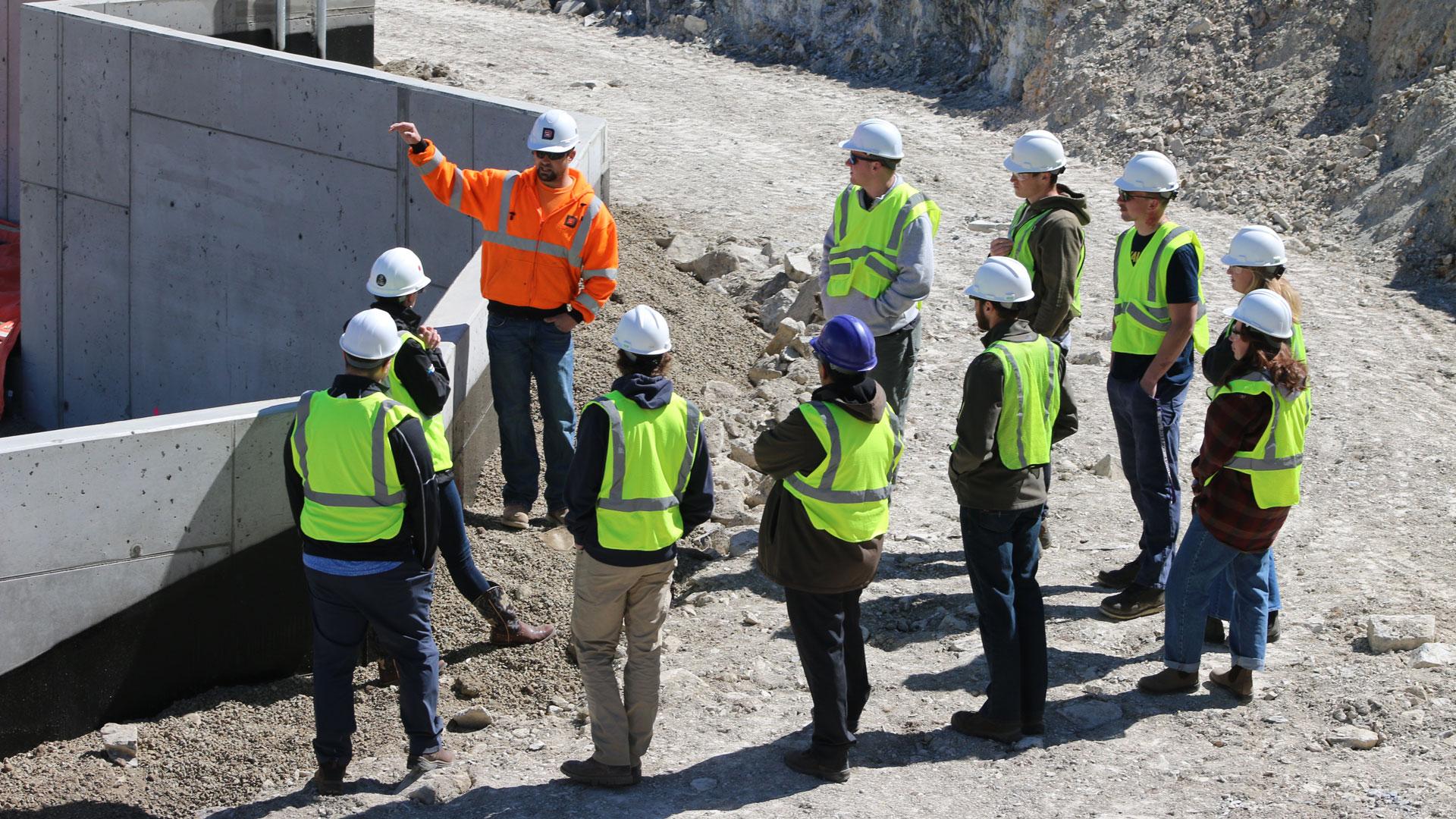 Structural Engineering Students Tour Nelson Stadium Enhancement Project ...