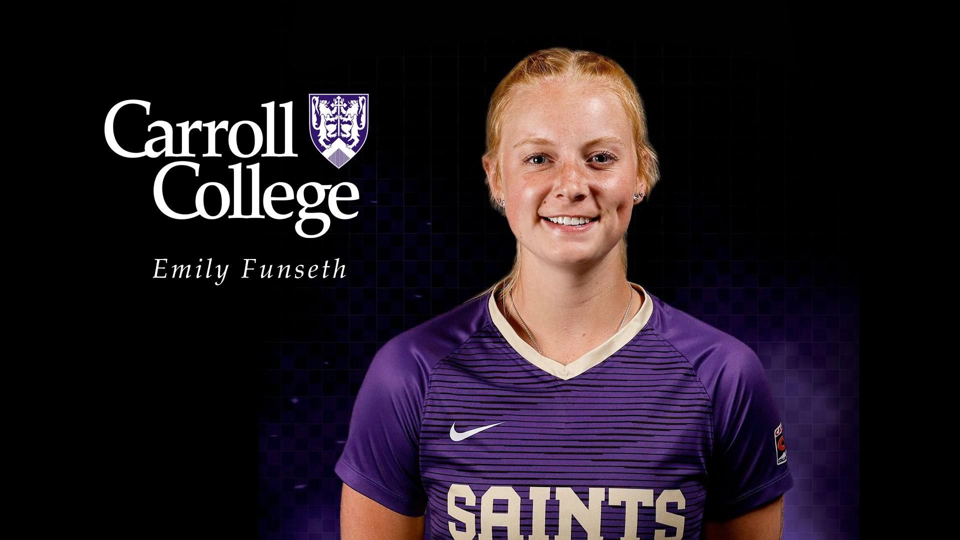 Carroll’s Funseth Receives Montana Student Volunteer Award | Carroll ...